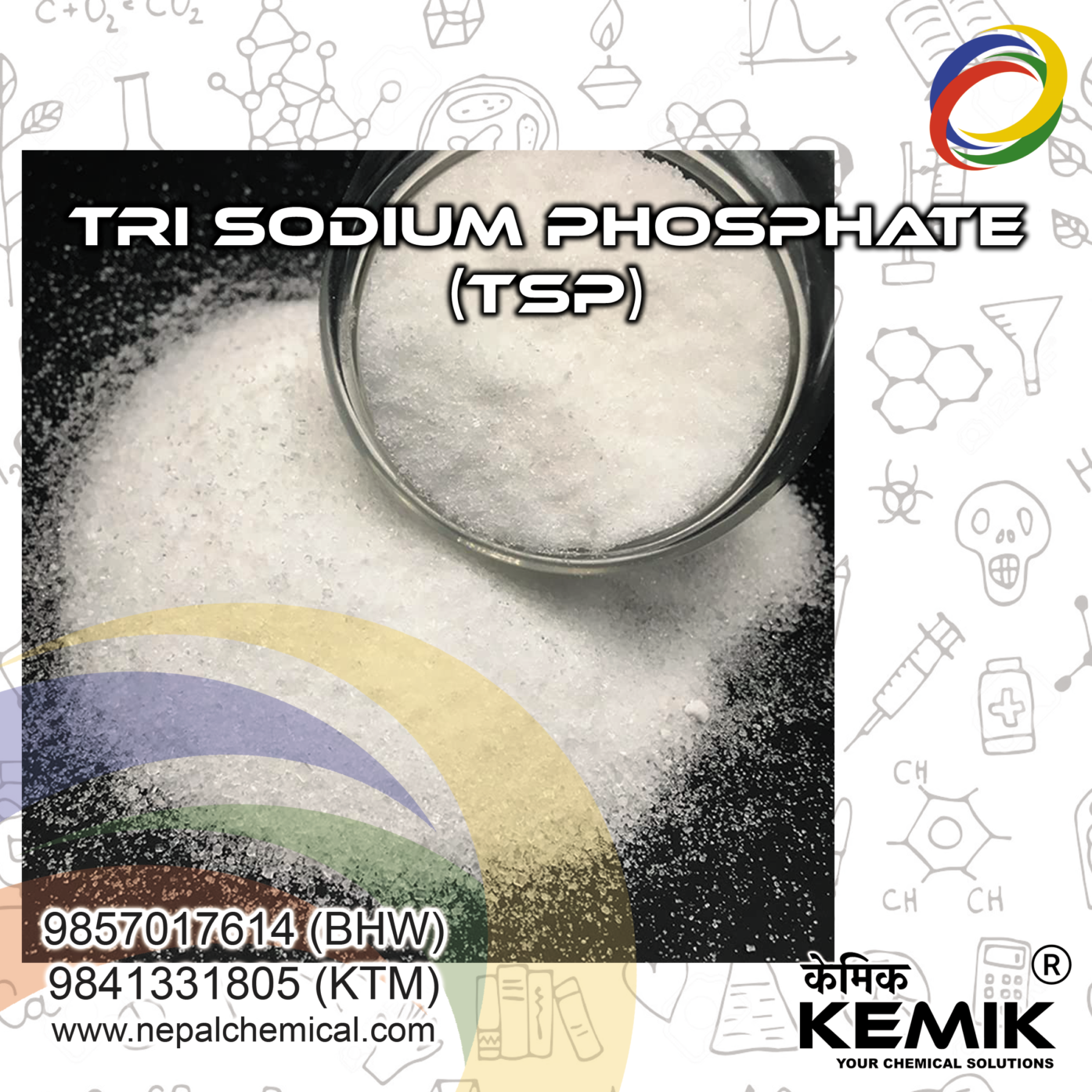 TRI SODIUM PHOSPHATE (TSP)- 50 KG PACK – Nepal Chemical